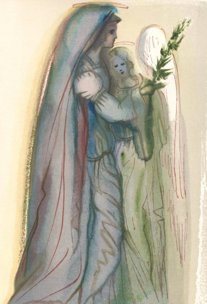 Paradiso – Canto 32, PREPARATION FOR THE LAST PRAYER – Dali Land